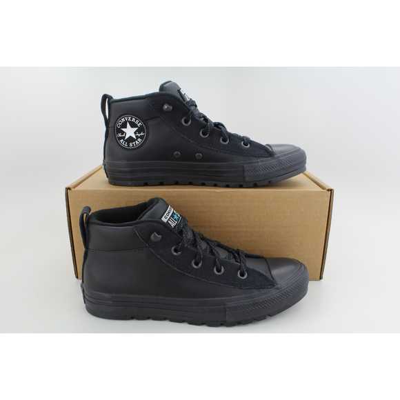Converse | Shoes | Mens Converse All Star Street Boot Mid Black 6671c ...